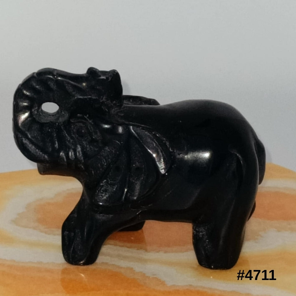 Black Obsidian Elephant – Suz E Bee Candles & Crystals